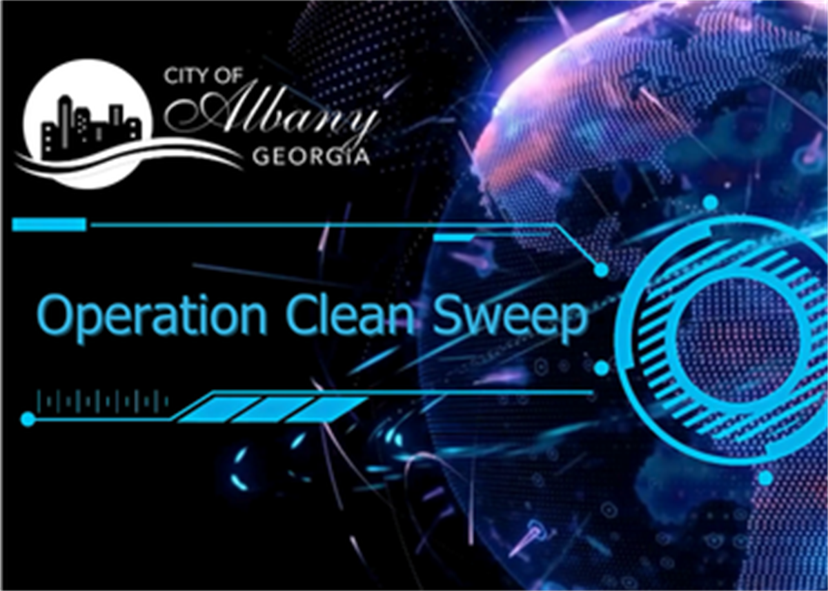 Press Release - Operation Clean Sweep - 10-16-2025 | City of Albany, GA